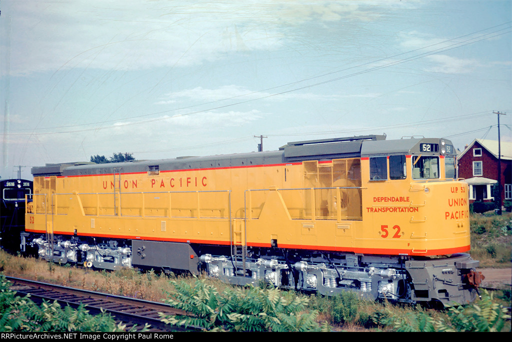UP 52, GE U50, NEW at the GE plant